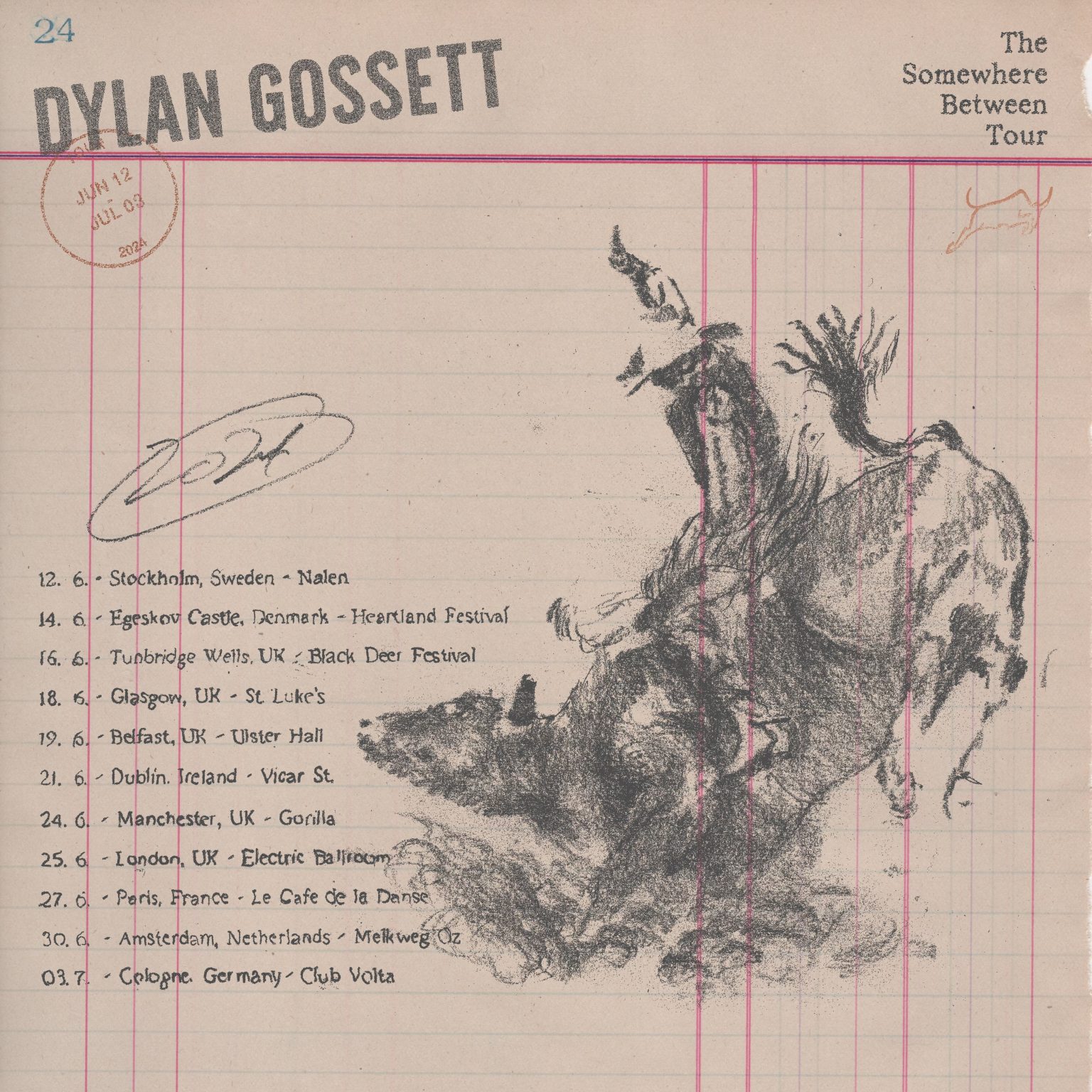 Texas singer-songwriter Dylan Gossett announces UK and Europe headline ...
