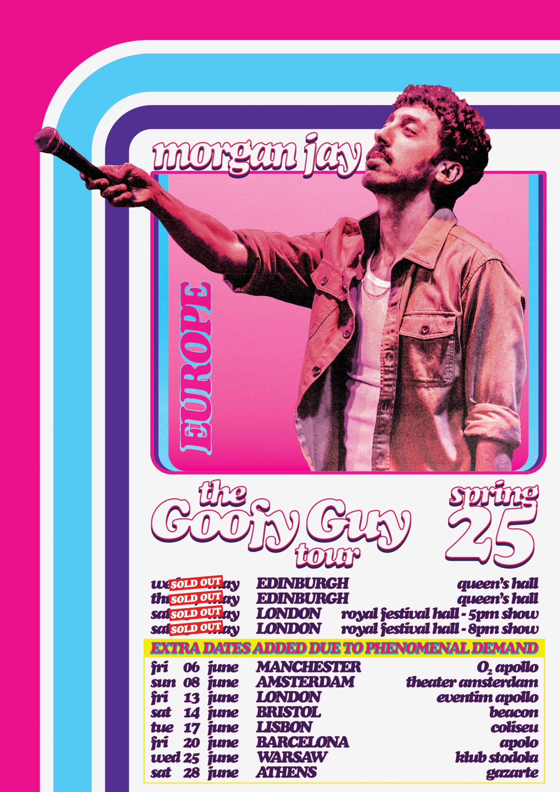 Morgan Jay announces additional UK/EU dates for ‘The Goofy Guy’ tour to ...