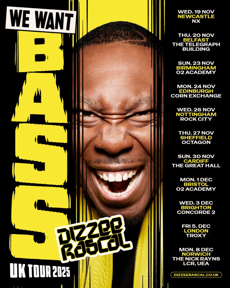 Dizzee Rascal announces UK ‘We Want Bass’ Tour this November/December ...